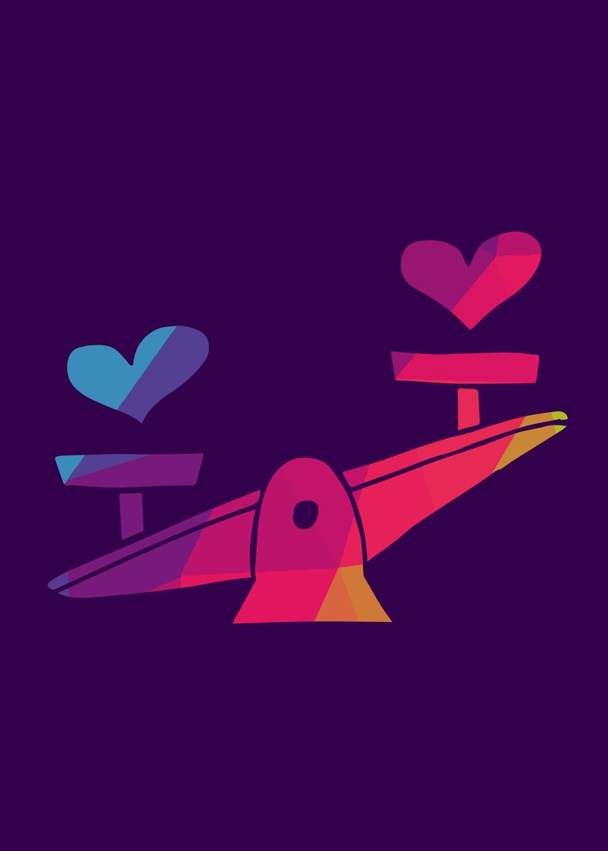 'Rainbow Balance Weight 5' Poster, picture, metal print, paint by ...