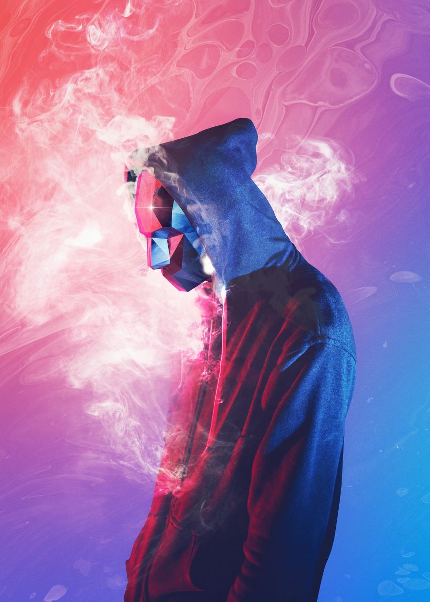 'Roken' Poster, picture, metal print, paint by Shørsh | Displate