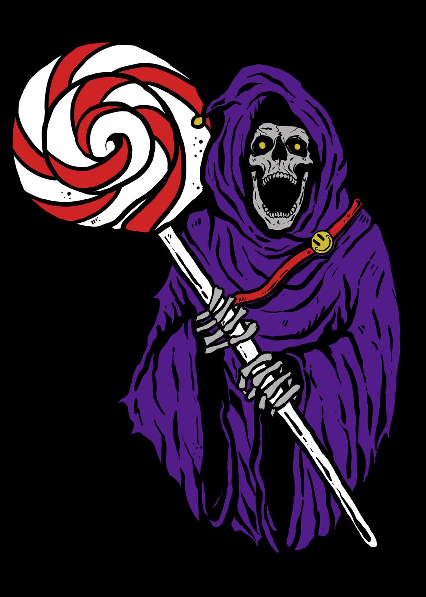 'candy hunter' Poster, picture, metal print, paint by Plastic Ghost ...