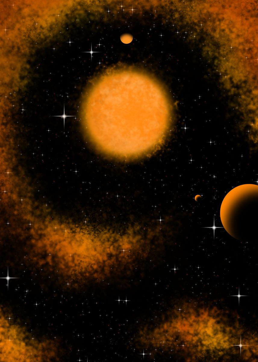 'Amber System' Poster by Nick Coote | Displate