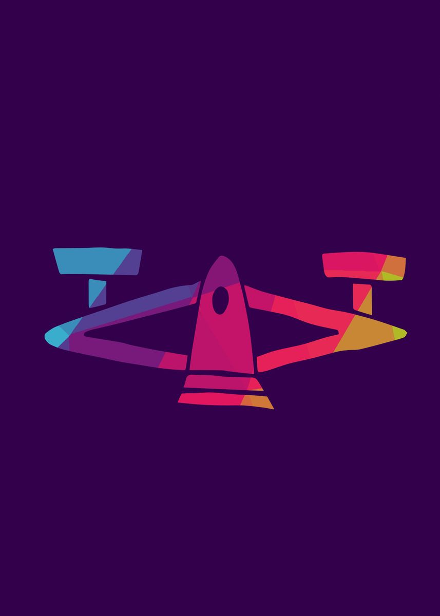 'Rainbow Balance Weight 1' Poster, picture, metal print, paint by ...