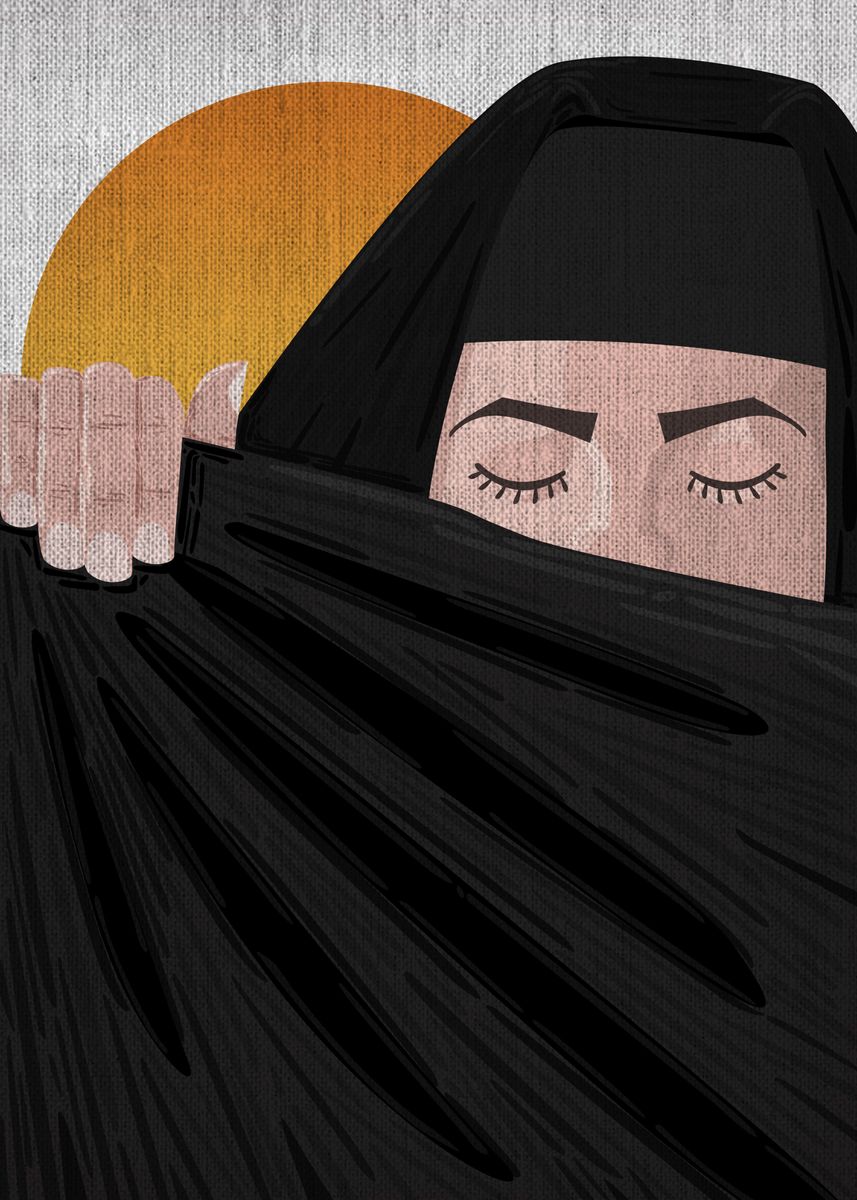 'Mervat' Poster by Mahmoud Elghannam | Displate