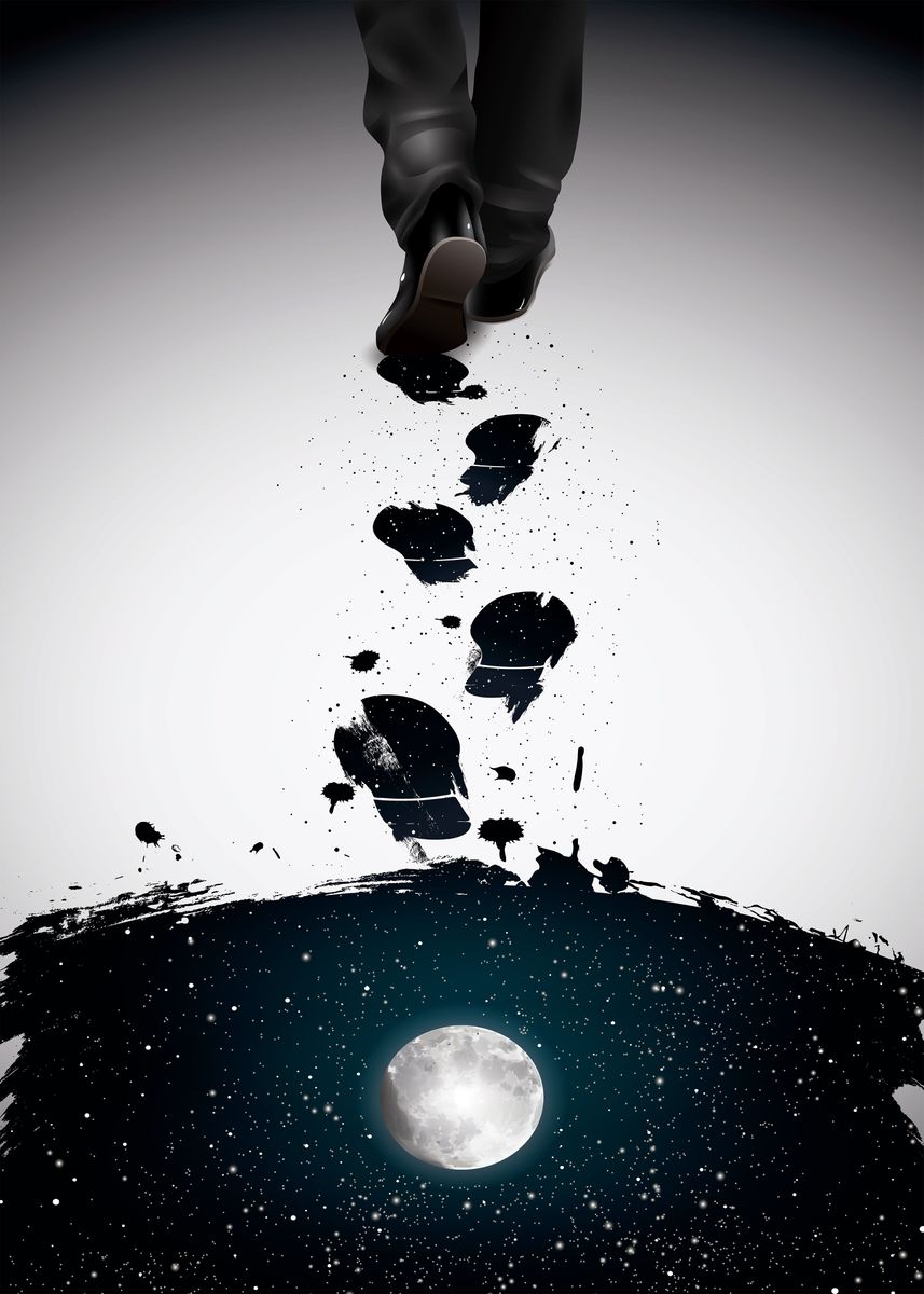 'Moonwalk' Poster by JustCallMeAcar | Displate