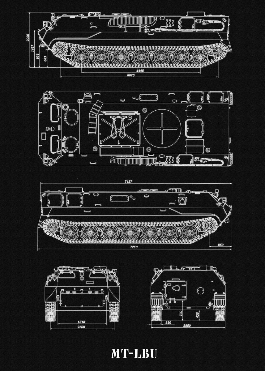 'MT LBU' Poster, picture, metal print, paint by Blueprint Expert | Displate