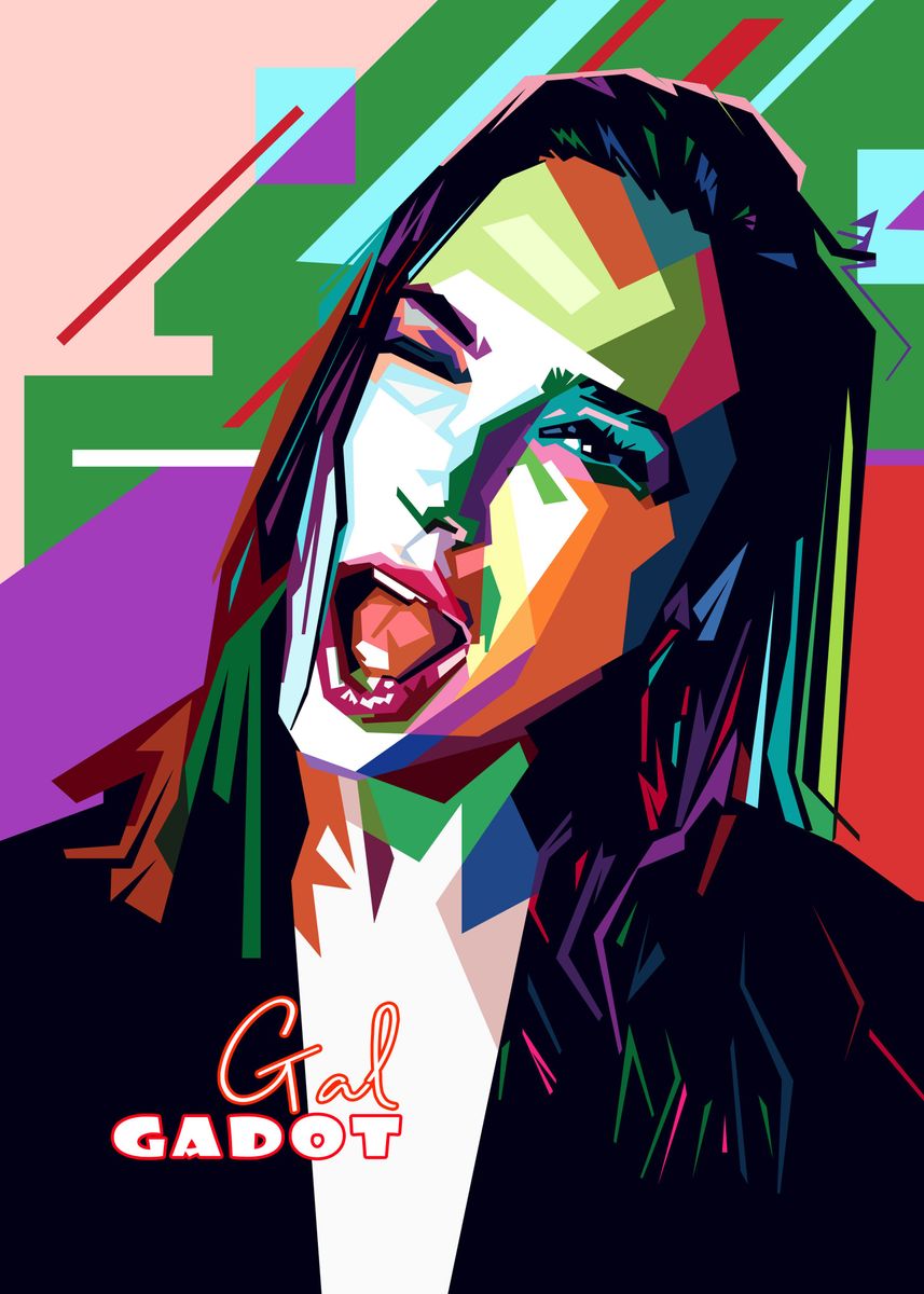 'Gal Gadot' Poster by Sobri Alkavie | Displate