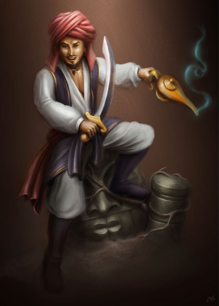 'Simbad the Sailor' Poster by Digsanchez | Displate