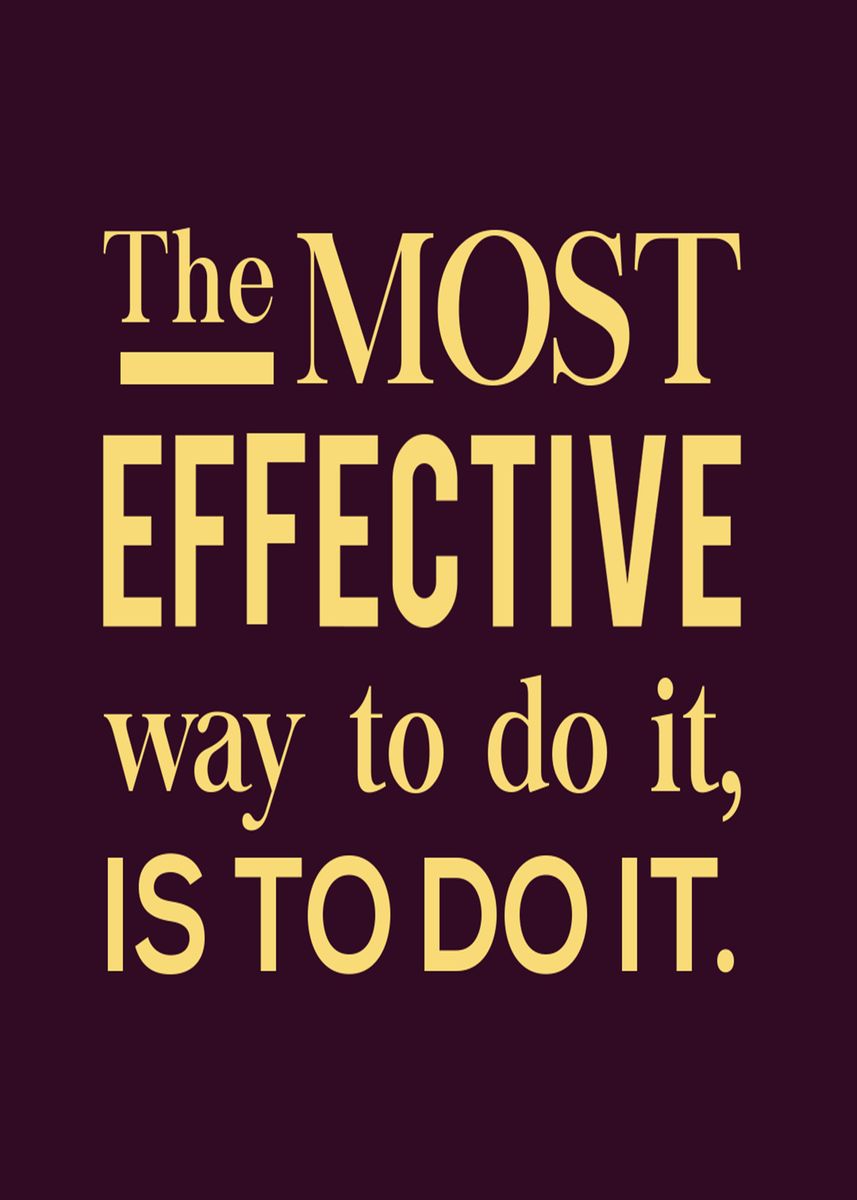 'Effective Way' Poster, picture, metal print, paint by Conceptual ...