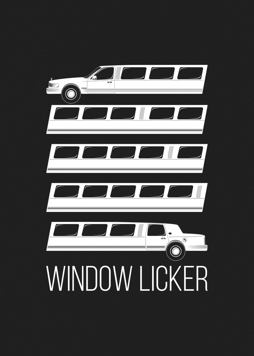 'Window Licker ' Poster, picture, metal print, paint by Milan Sekiz ...