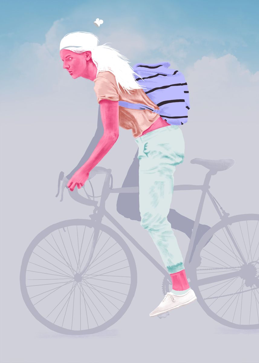 'jenny' Poster, picture, metal print, paint by bebewahyu | Displate