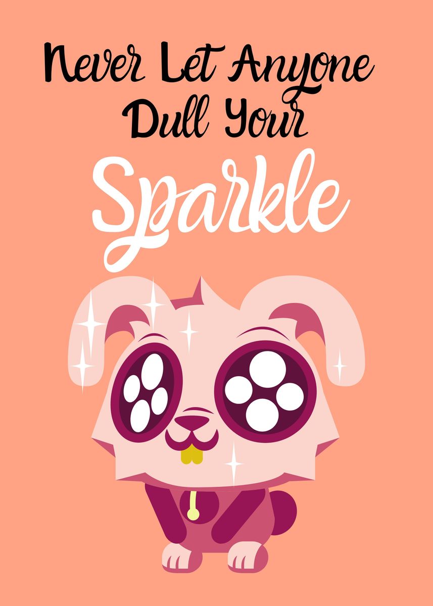 'Sparkle' Poster, picture, metal print, paint by Nadia Van der Wath ...