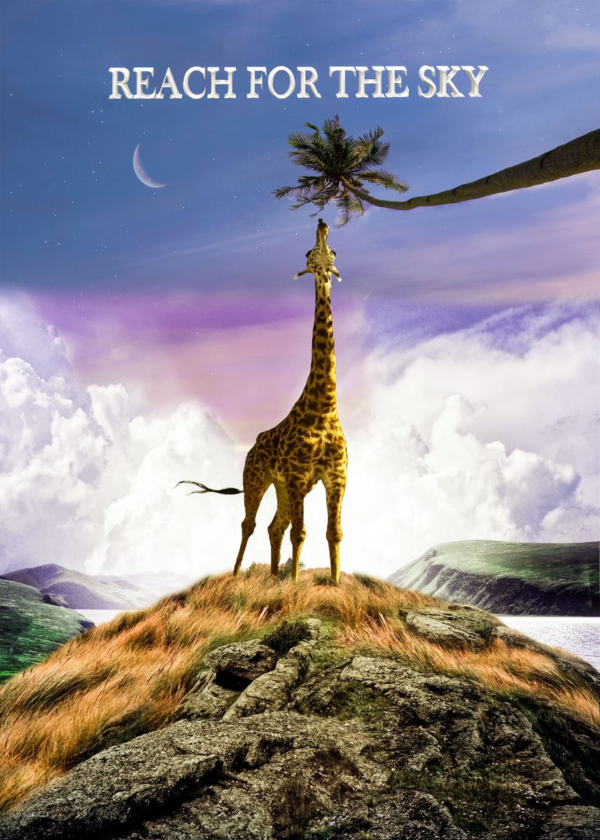 'Reach for the sky' Poster, picture, metal print, paint by Eric Glover ...