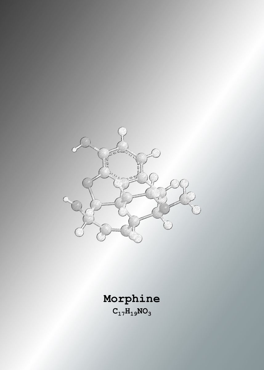 'Morphine' Poster, picture, metal print, paint by ChemECool | Displate