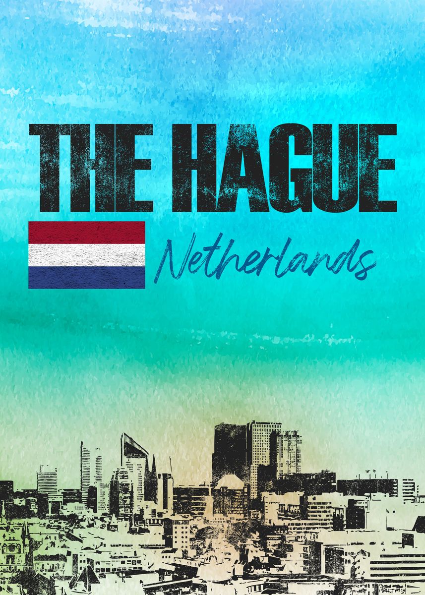 'The Hague' Poster, picture, metal print, paint by Printed Artings ...
