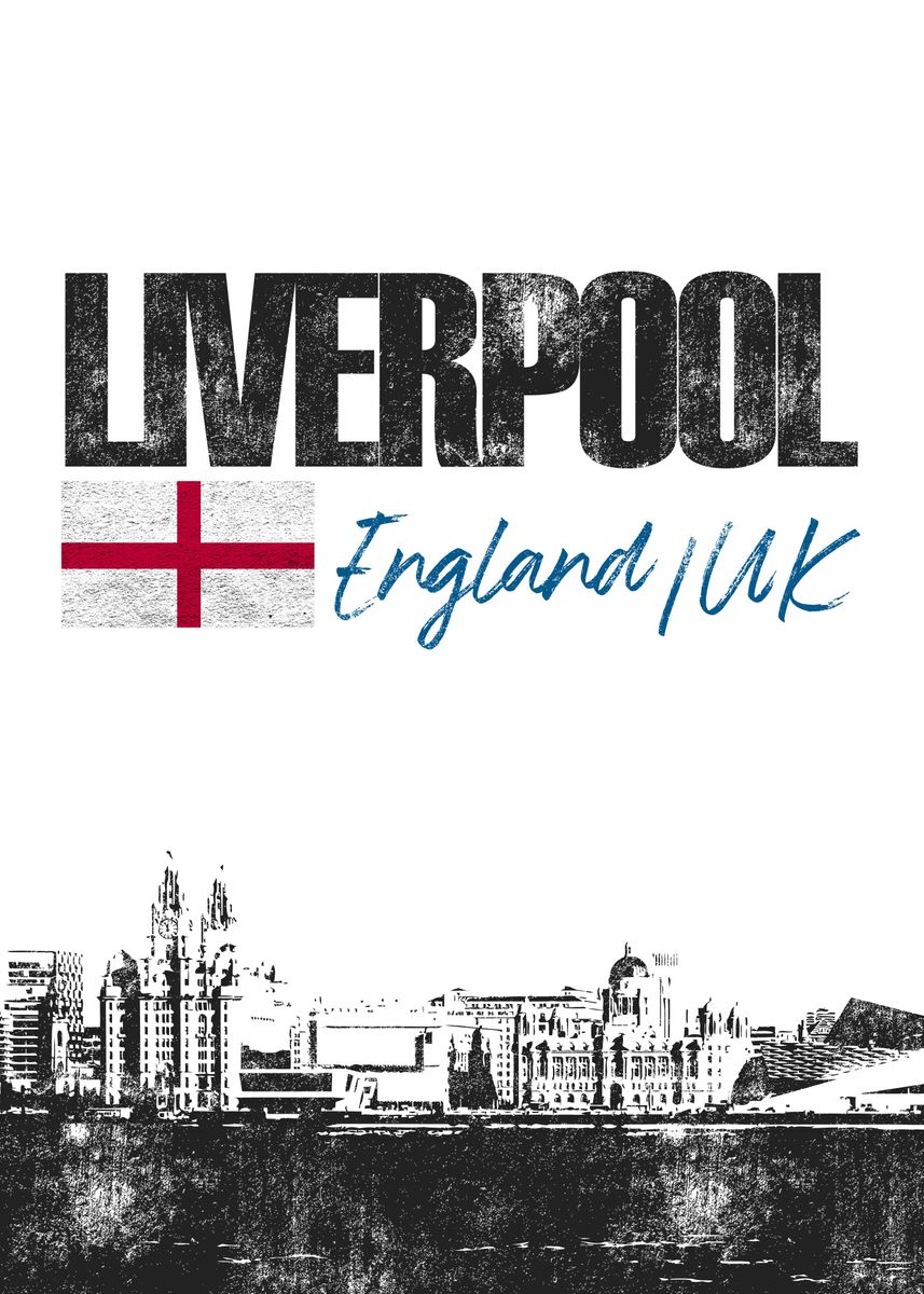'Liverpool' Poster, picture, metal print, paint by Printed Artings ...