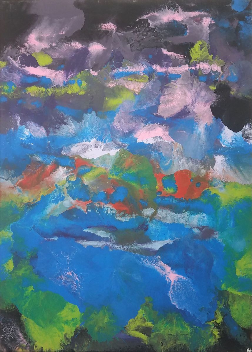 'Beauty in Gaudy Chaos' Poster by Kayla Hunnicutt | Displate