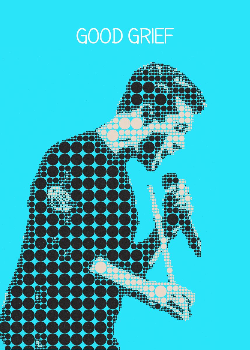 'Good Grief ' Poster, picture, metal print, paint by The Poster | Displate