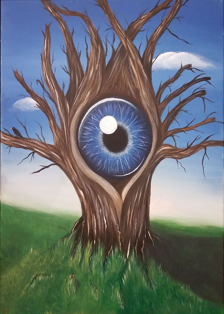 'All Seeing Tree 2' Poster by Kayla Hunnicutt | Displate