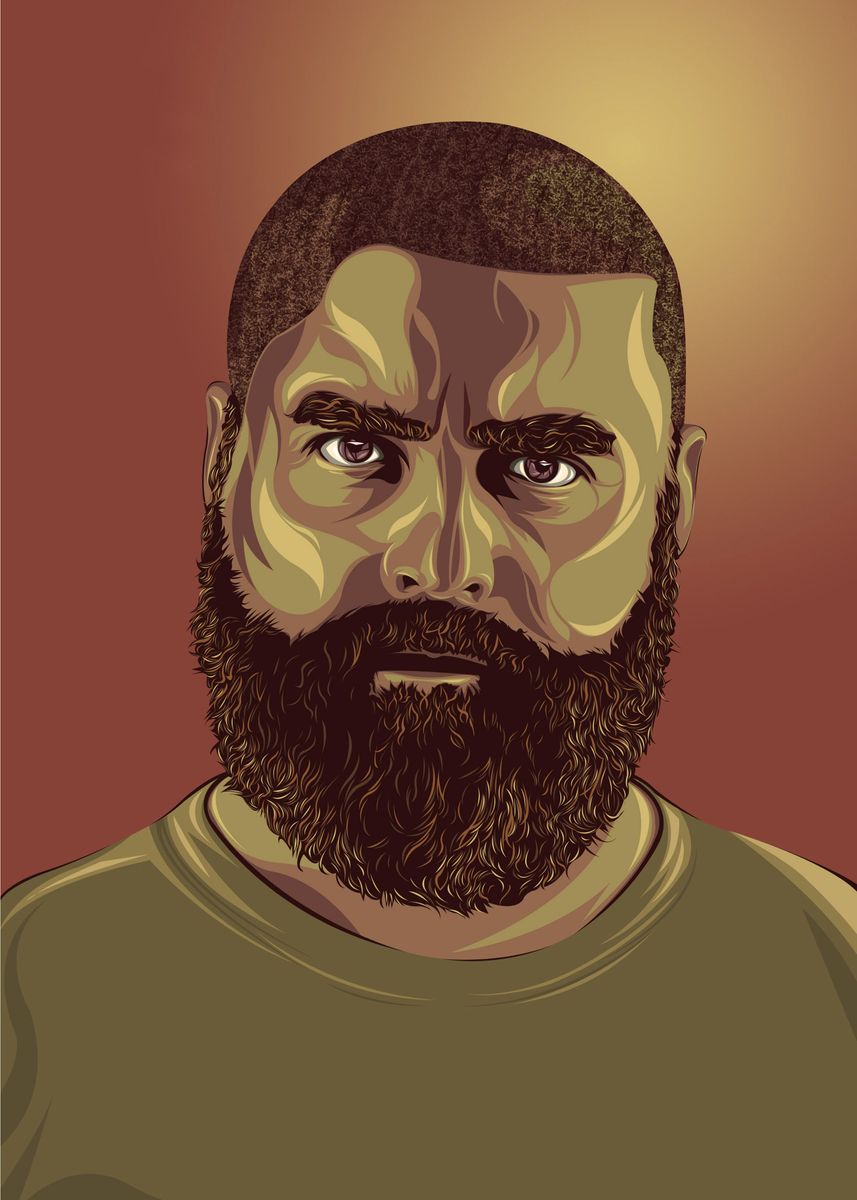 'Alan Garner' Poster, picture, metal print, paint by Moymi | Displate