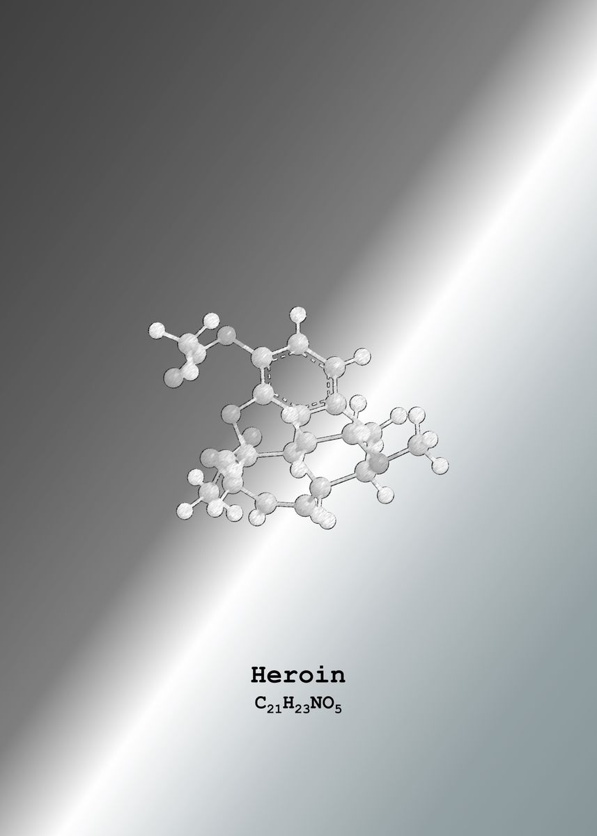 'Heroin' Poster, picture, metal print, paint by ChemECool | Displate