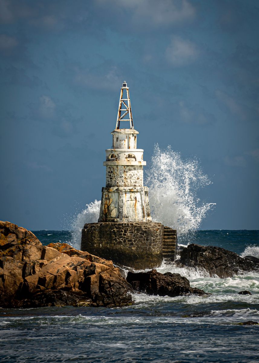 'Lighthouse ' Poster, picture, metal print, paint by Hristo Anestev ...