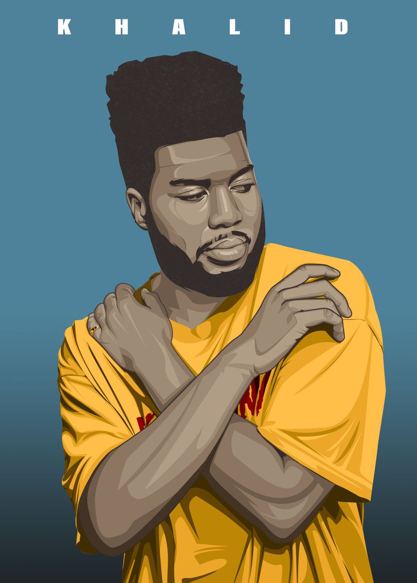 'Khalid Donnel Robinson ' Poster by Mark Andrew Sabas | Displate