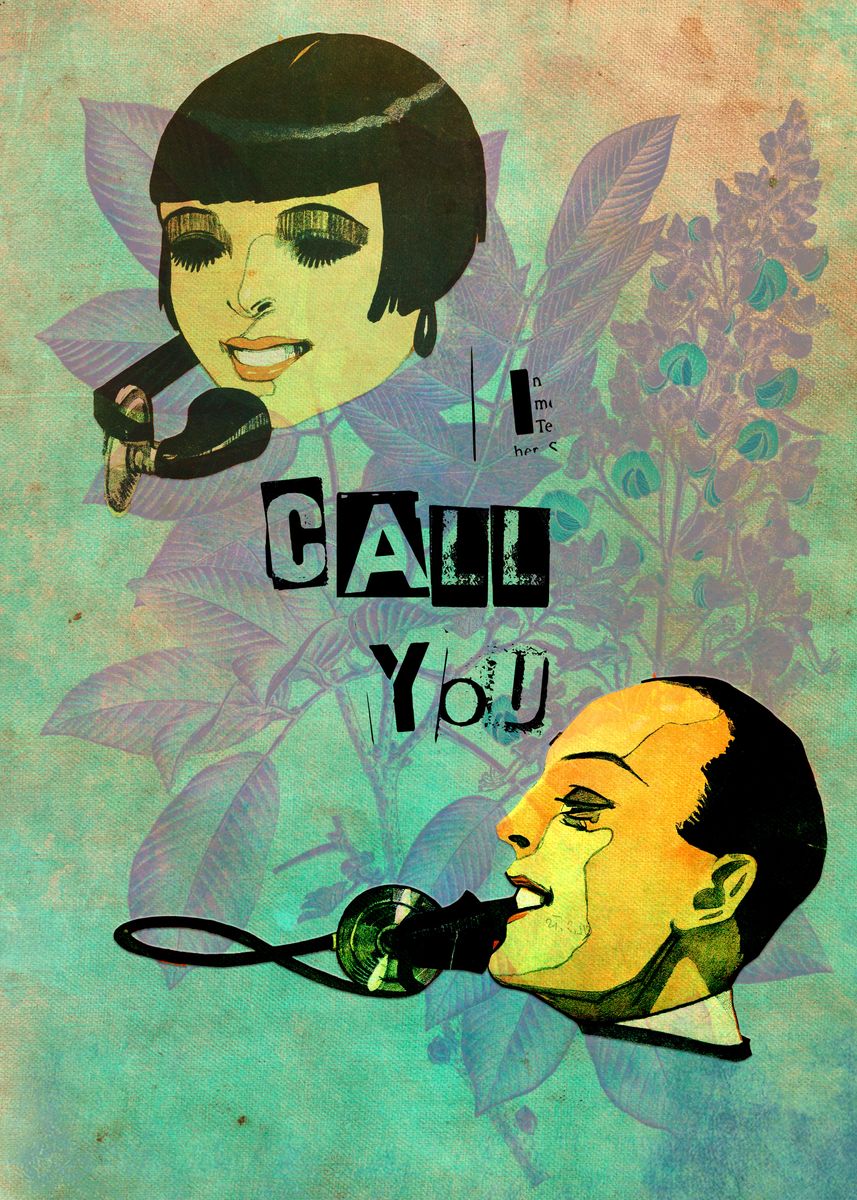 'I call You' Poster, picture, metal print, paint by JBJart Justyna ...