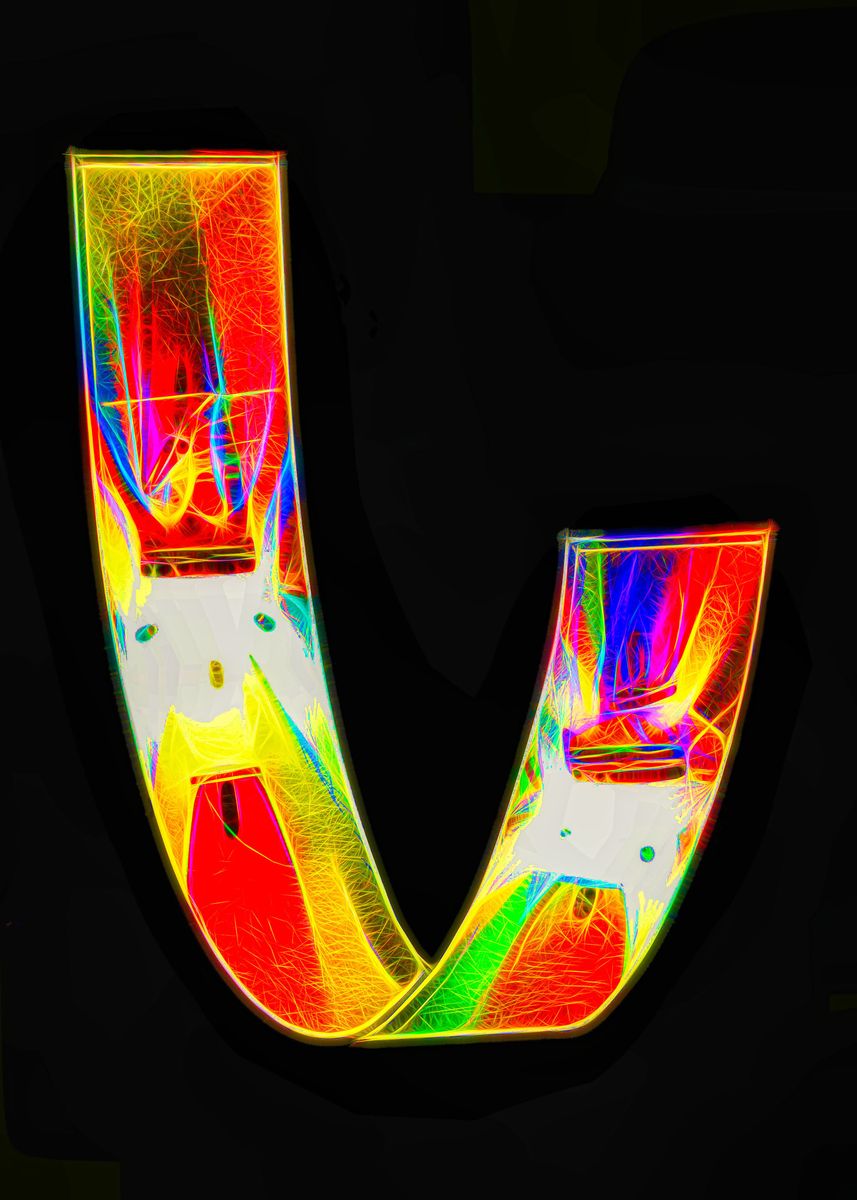 'Bending Color' Poster, picture, metal print, paint by Captain Mark ...