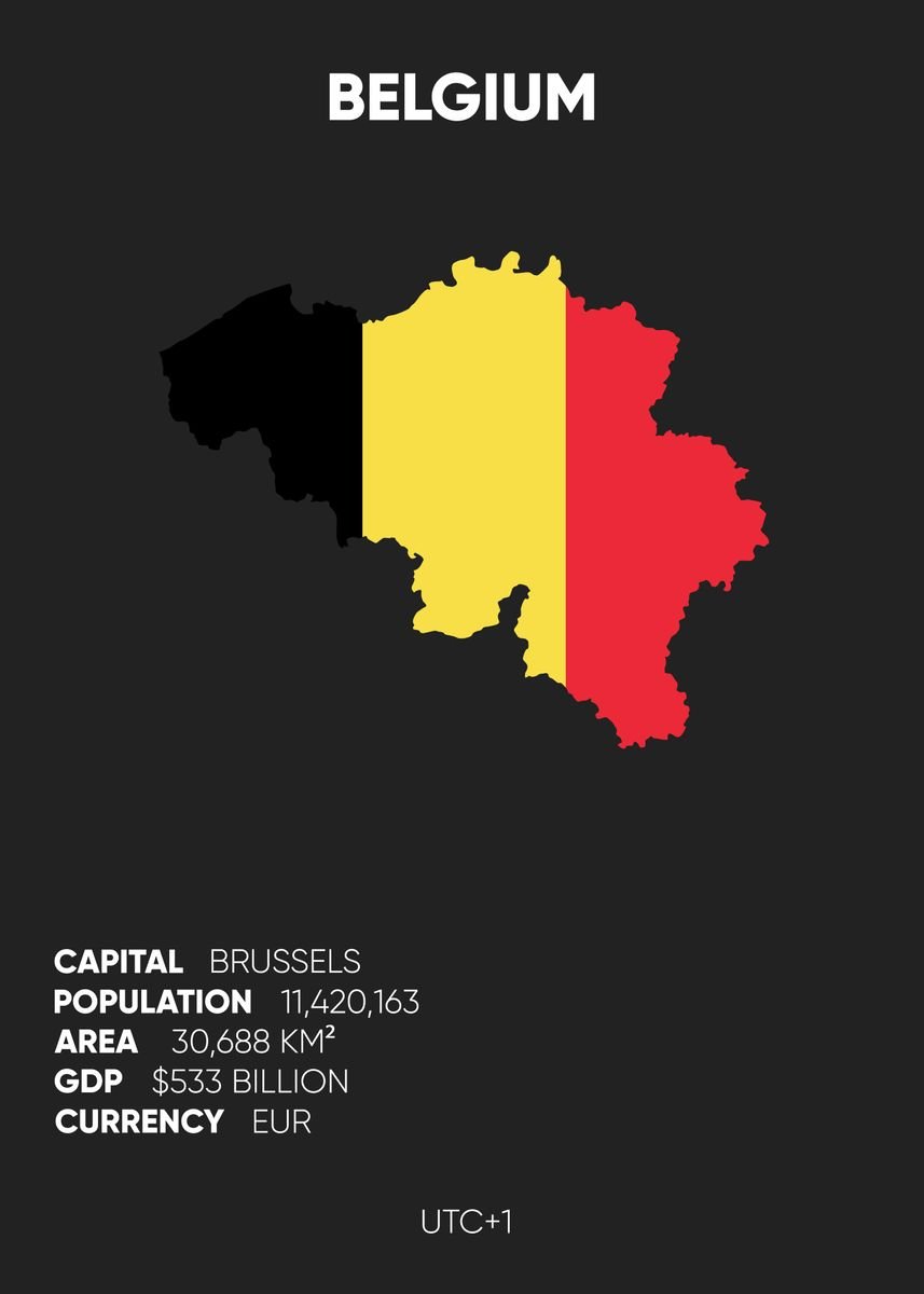 'Belgium' Poster, picture, metal print, paint by Conceptual Photography ...