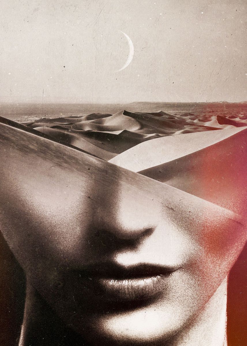 'Empty Mind' Poster, picture, metal print, paint by seam less | Displate