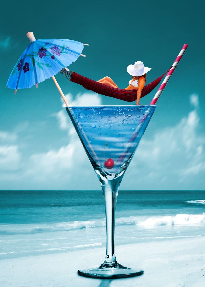 'Chillax' Poster, picture, metal print, paint by tricky dee | Displate