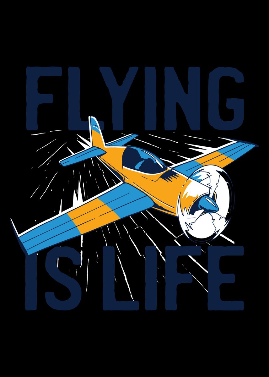 'Flying High ' Poster, picture, metal print, paint by Wonderful Dream ...