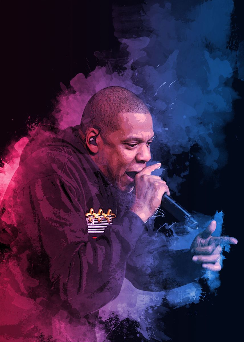 'JAY Z' Poster, picture, metal print, paint by The Exlucive | Displate