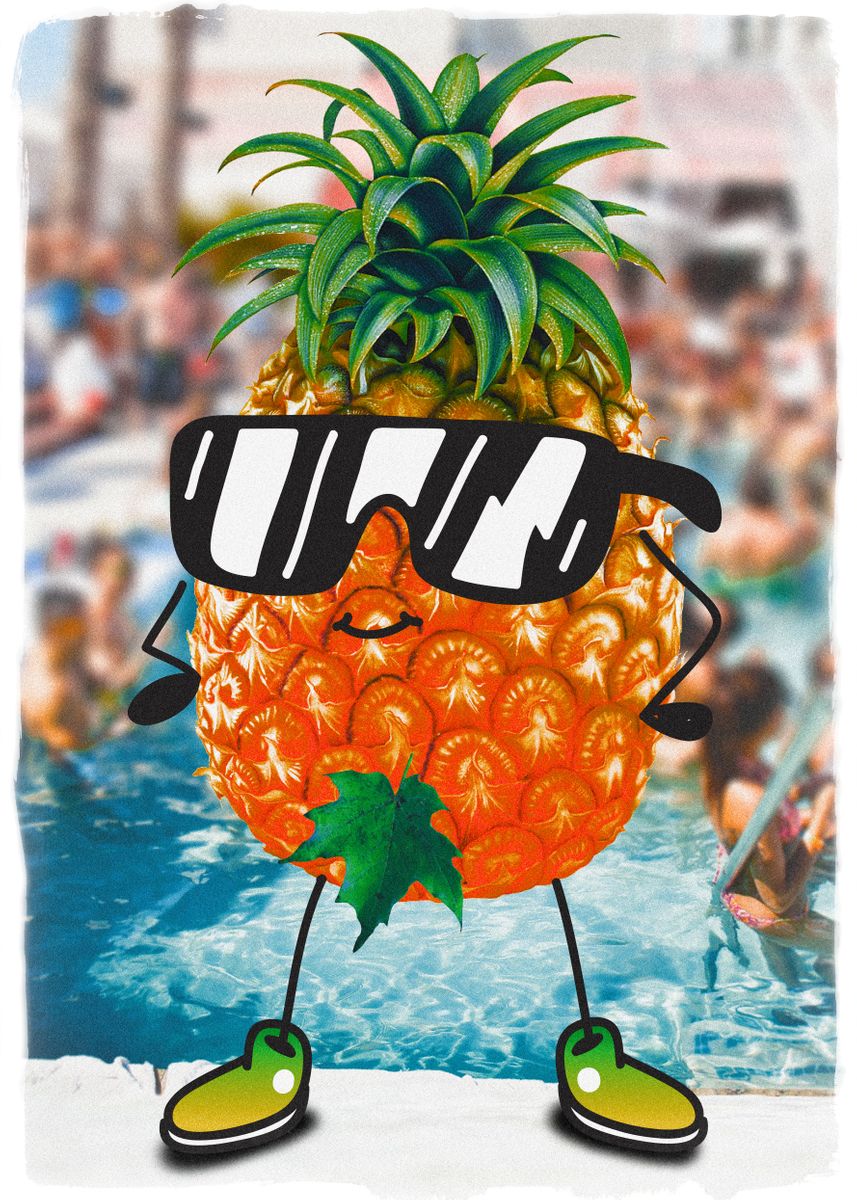 'Pool Party' Poster by Eye Catching Art | Displate