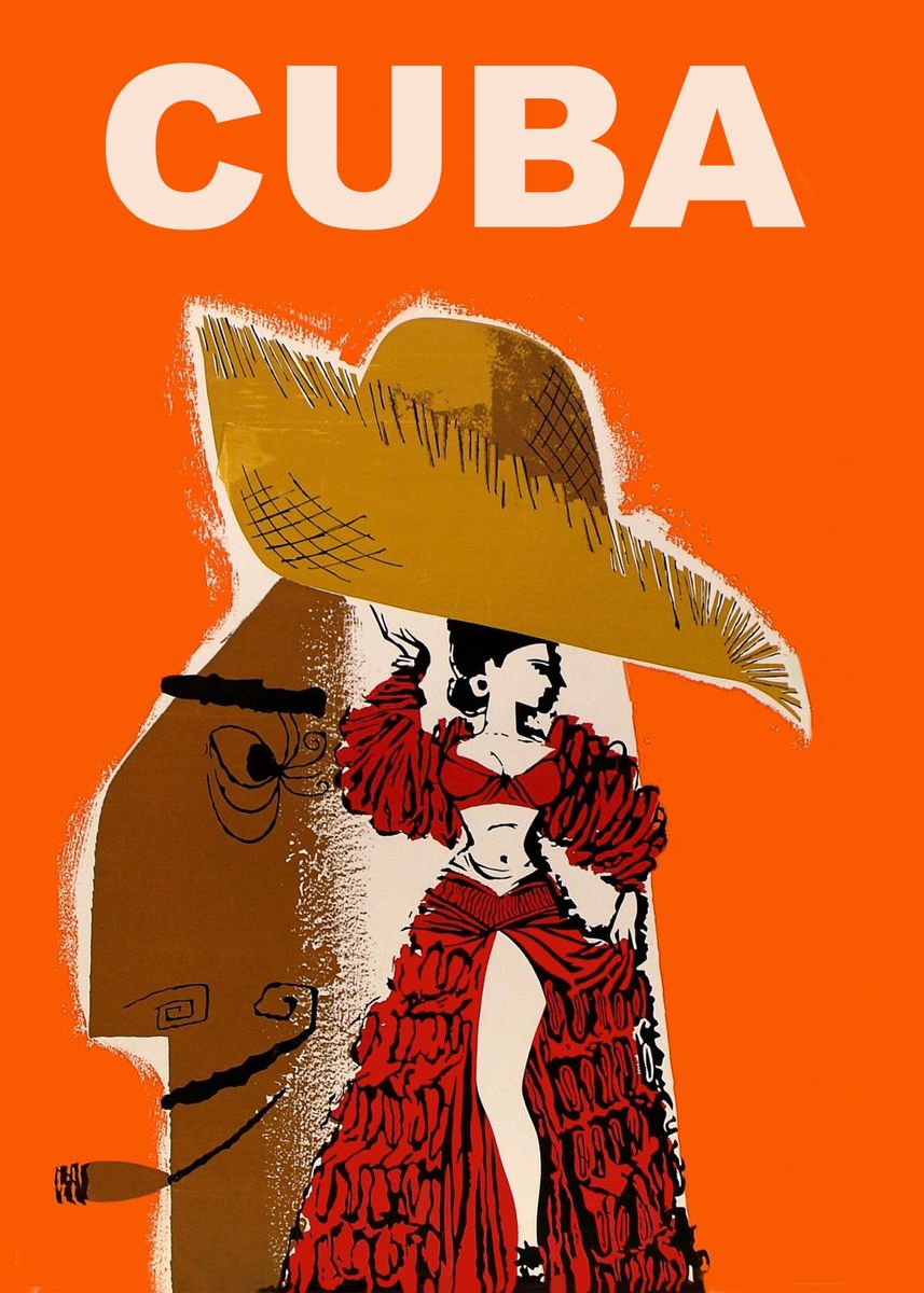 'Cuba' Poster, picture, metal print, paint by Long Shot | Displate