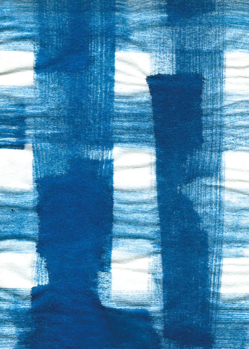 'Blue block' Poster by Planet Mars | Displate