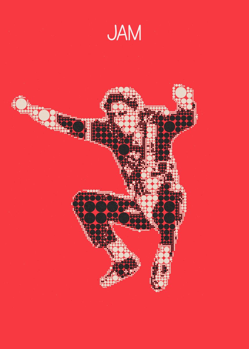 'Jam ' Poster, picture, metal print, paint by The Poster | Displate