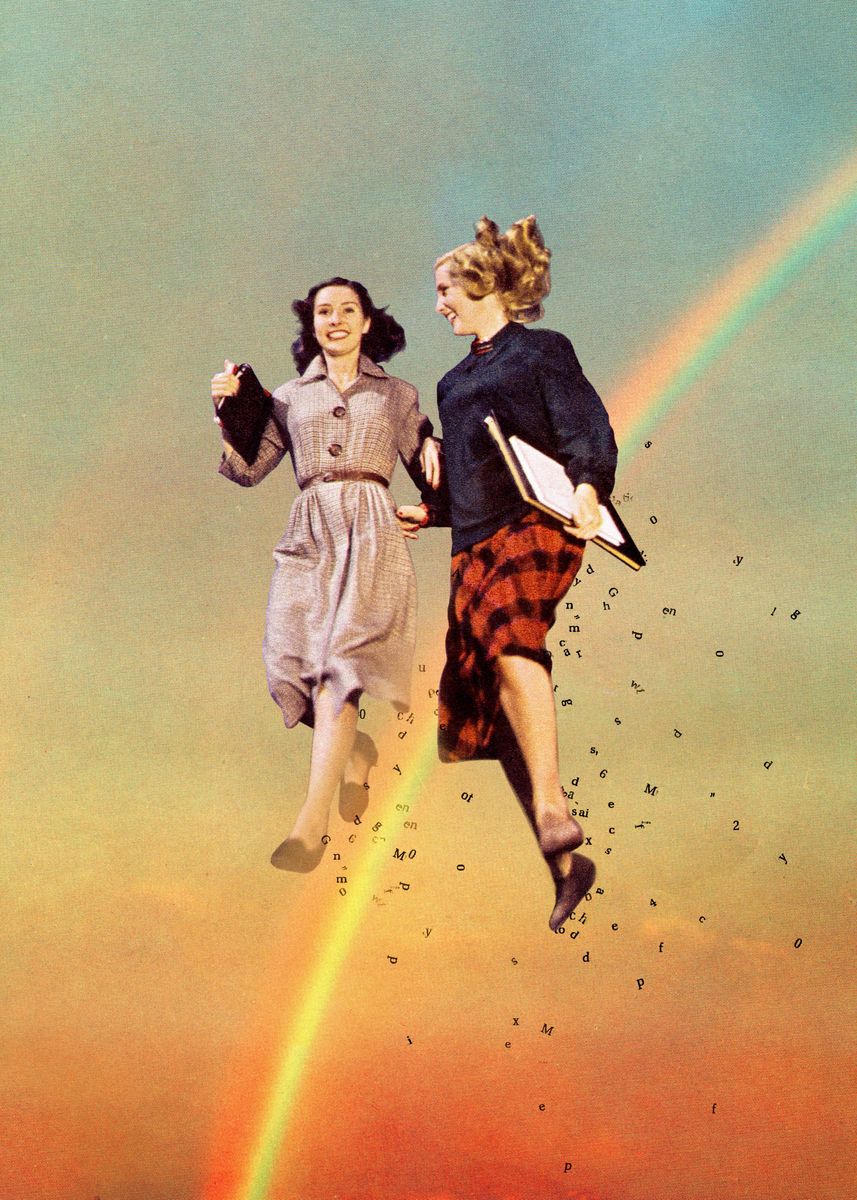 'Reading Rainbow' Poster by David Hoskins | Displate