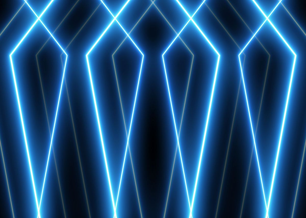 'Neon Light' Poster by PEERA KIRATIVONGSA | Displate