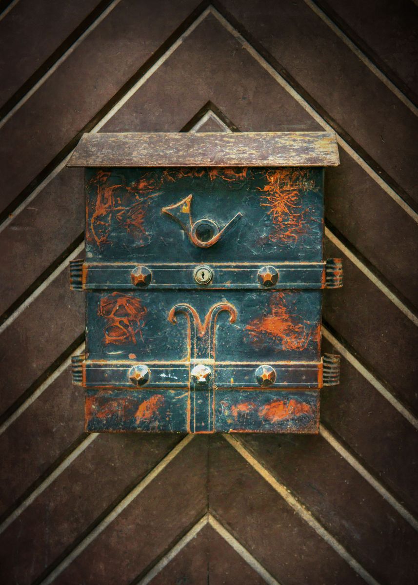 'Rusty Mail Box' Poster, picture, metal print, paint by Jaroslaw ...