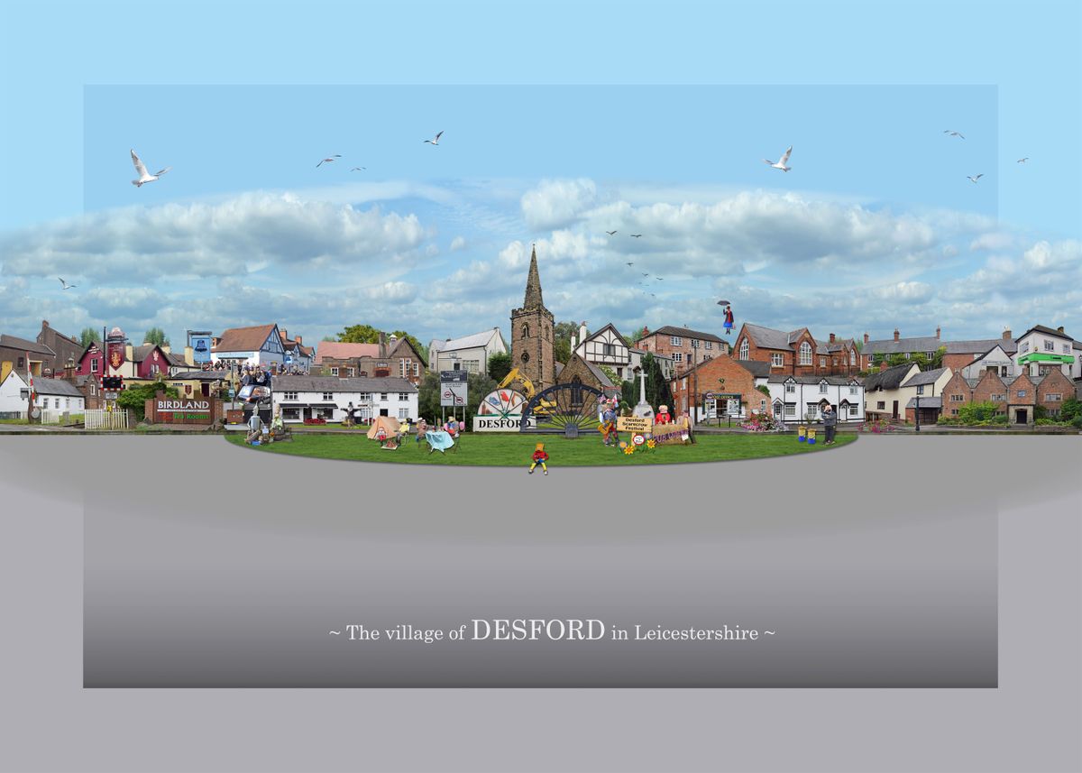 'Desford Leicestershire' Poster by Mike Pratt | Displate