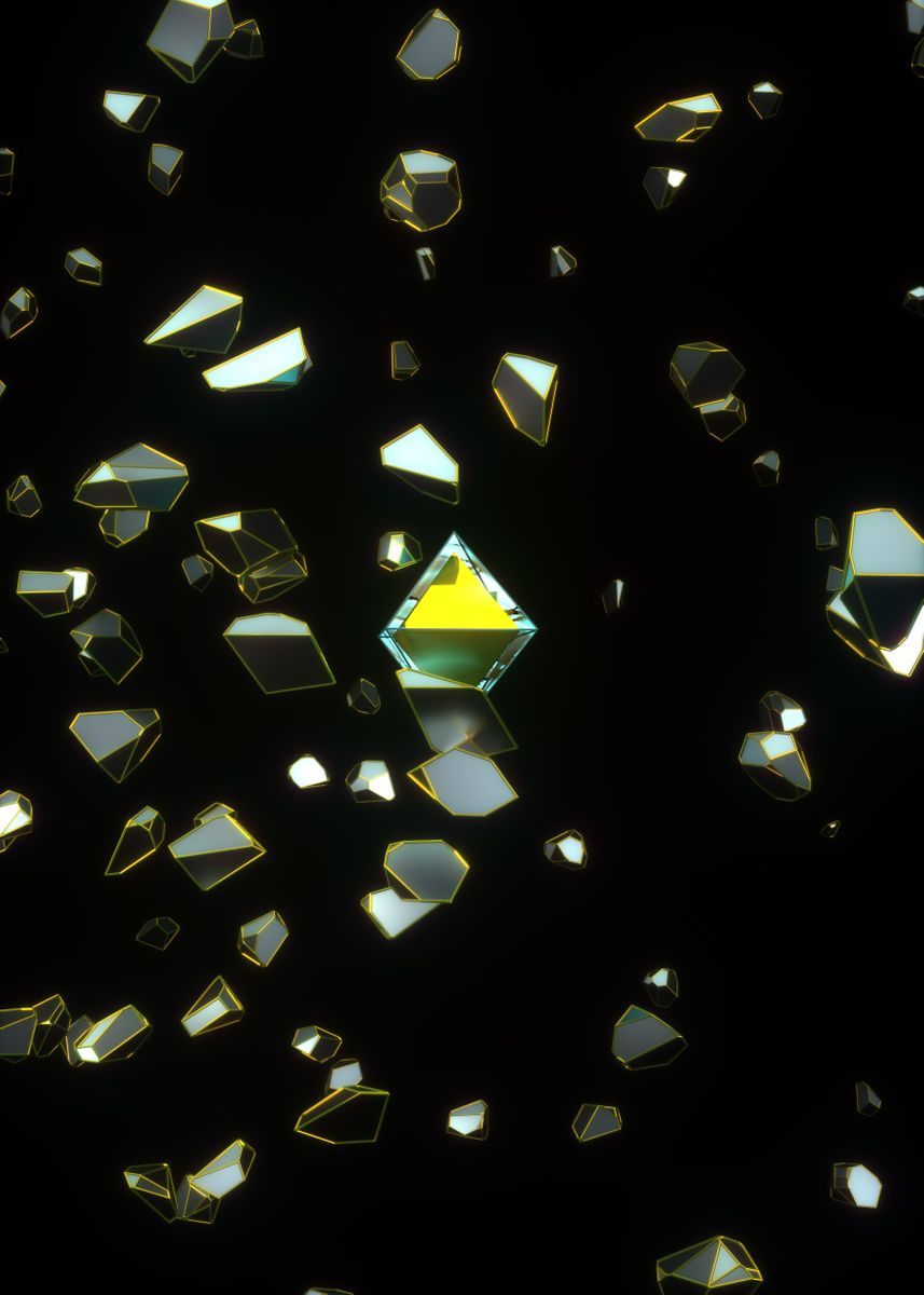 'Dispersed' Poster, picture, metal print, paint by Rizki Syaputra ...