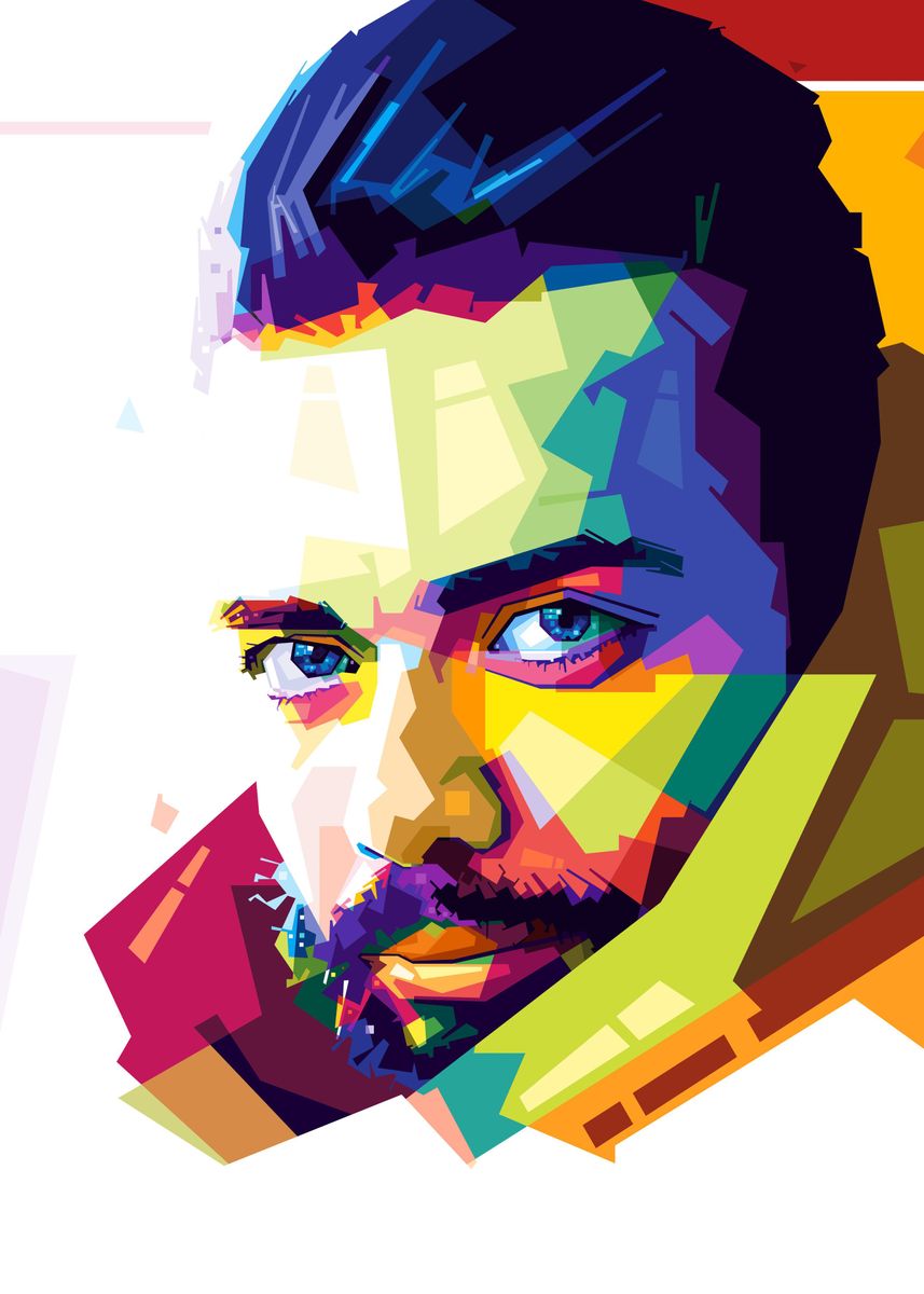 'Poster style with men' Poster by Syarifkuroakai Art | Displate