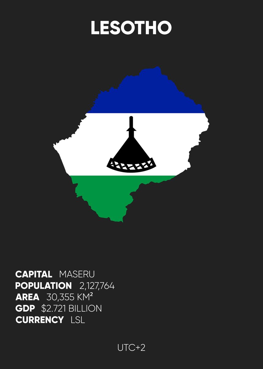 'Lesotho' Poster, picture, metal print, paint by Conceptual Photography ...