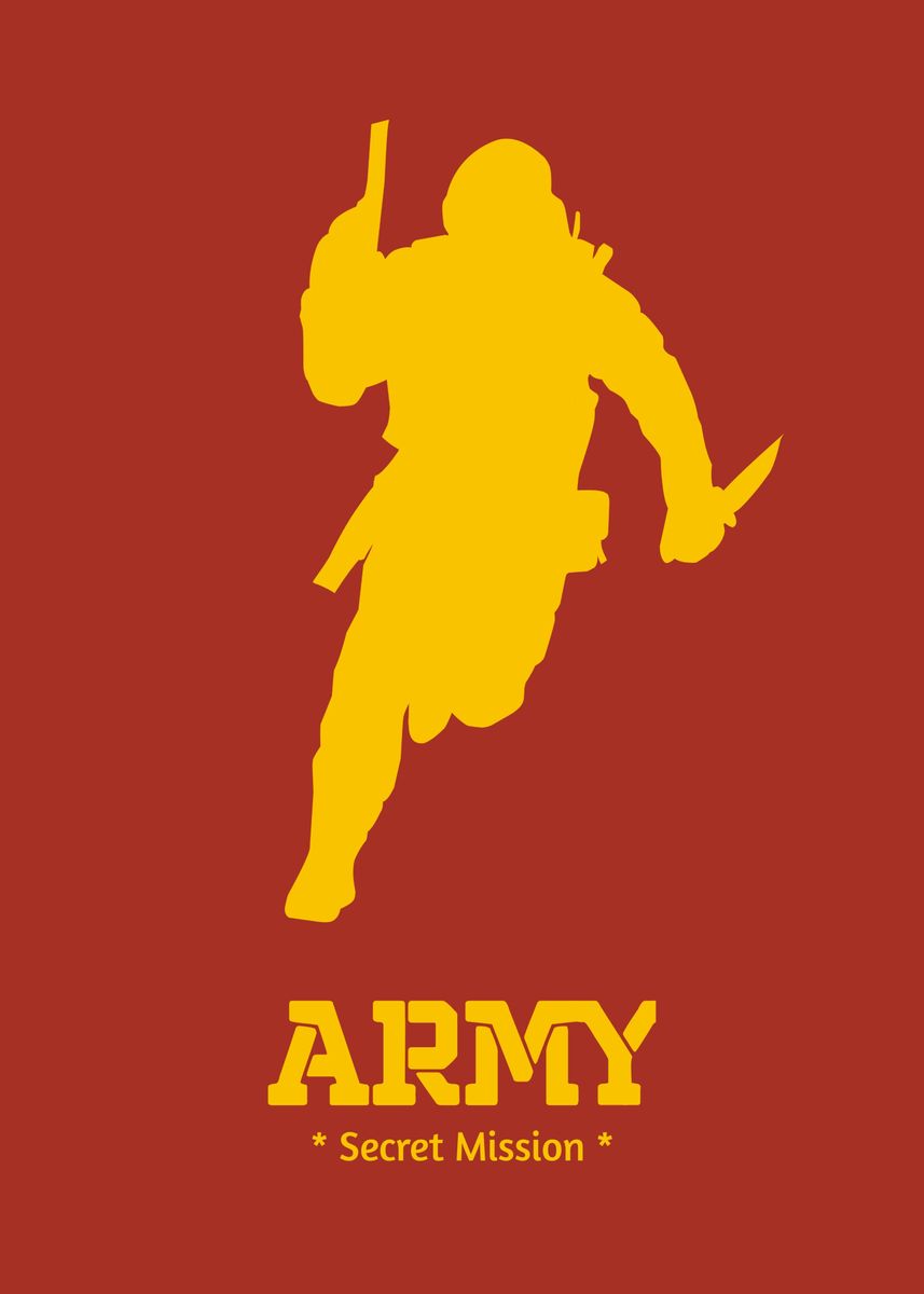 'Secret Mission army ' Poster by Enggar Kw | Displate