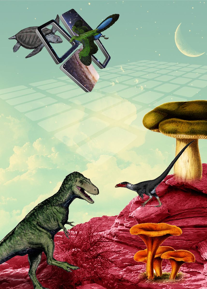 'A green breathing planet ' Poster by Michal Eyal | Displate