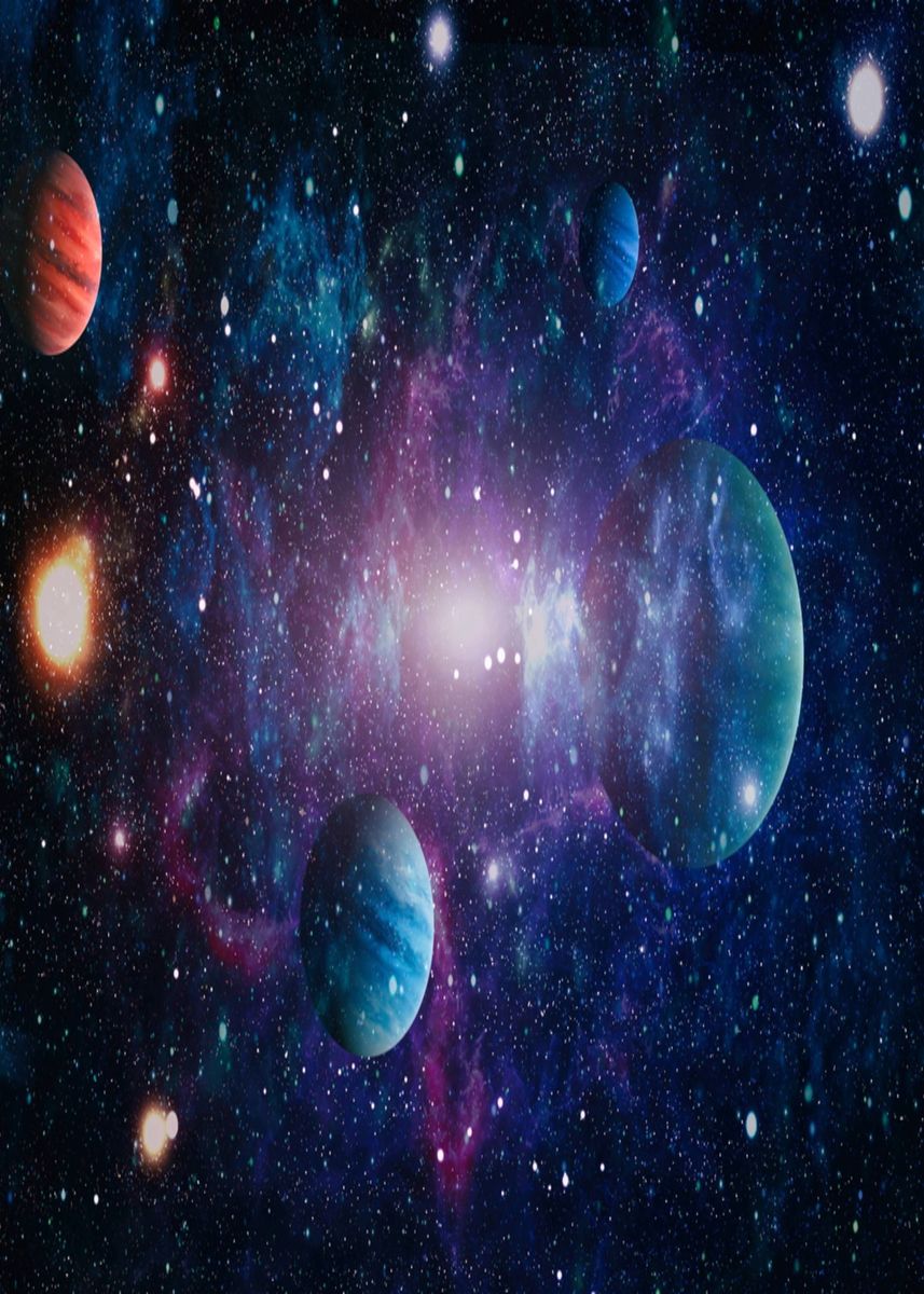 'Galaxy' Poster by Deso Corp | Displate