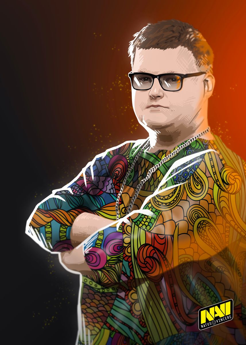 'Natus Vincere BOOMBI4' Poster, picture, metal print, paint by Natus ...