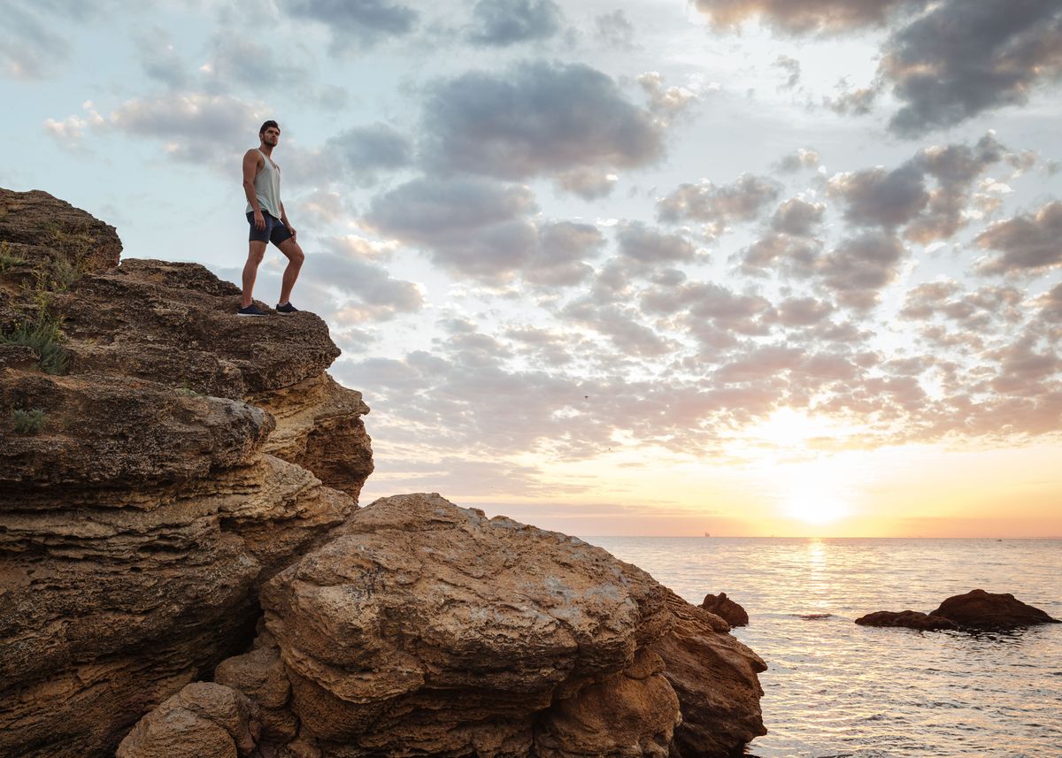 'Young Casual Man Standing ' Poster by Stunning Wallpapers | Displate