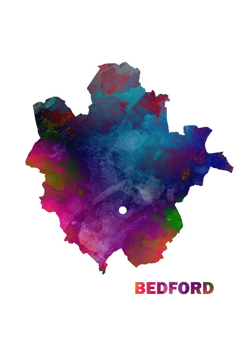 'Bedford United Kingdom' Poster by JBJart Justyna Jaszke | Displate
