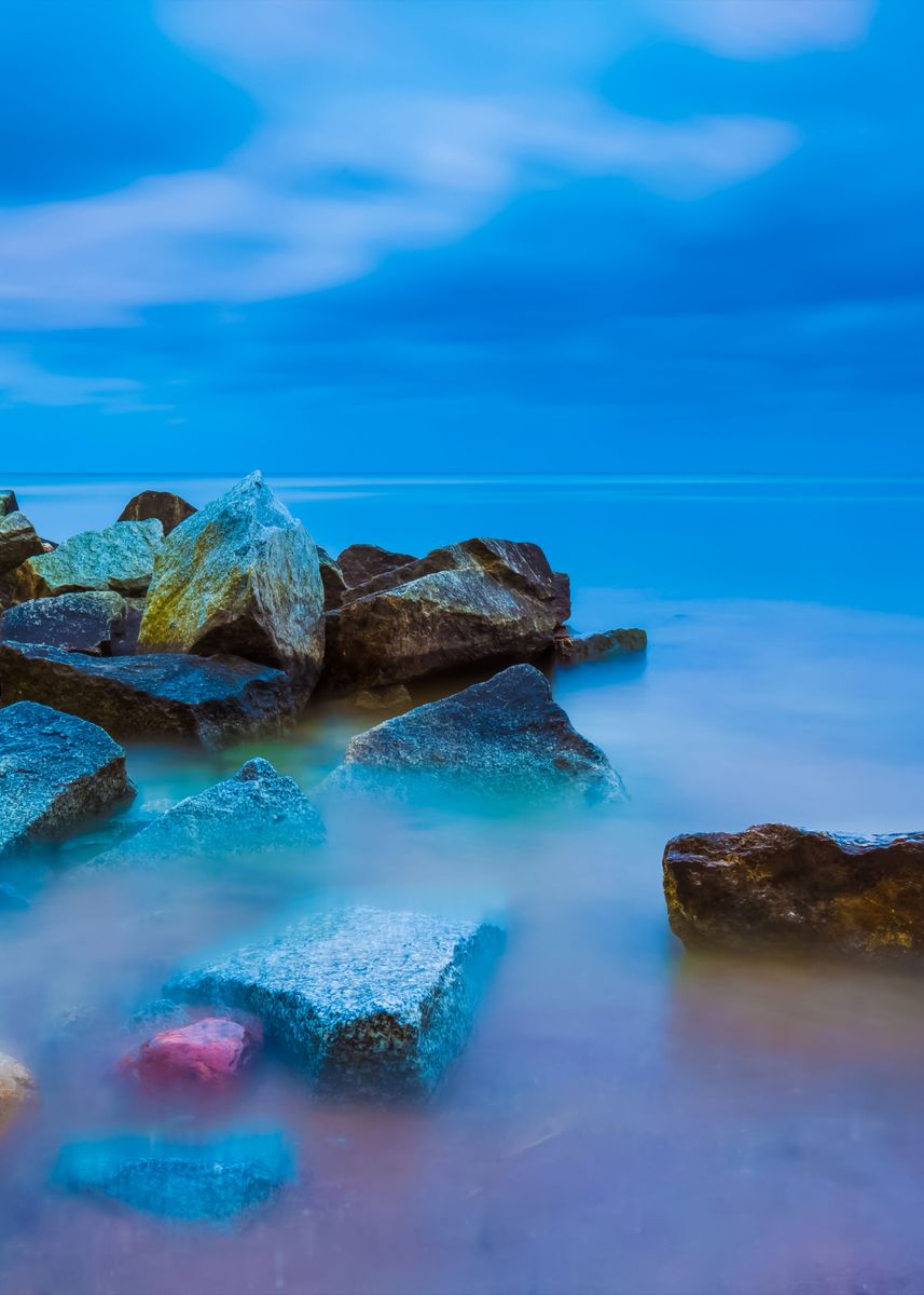 'Beautiful Baltic Sea Lands' Poster, picture, metal print, paint by ...